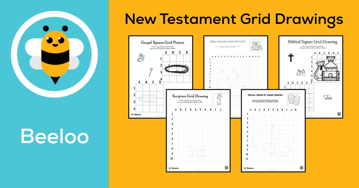 Old Testament-themed Grid Drawings • Beeloo Printable Crafts and ...