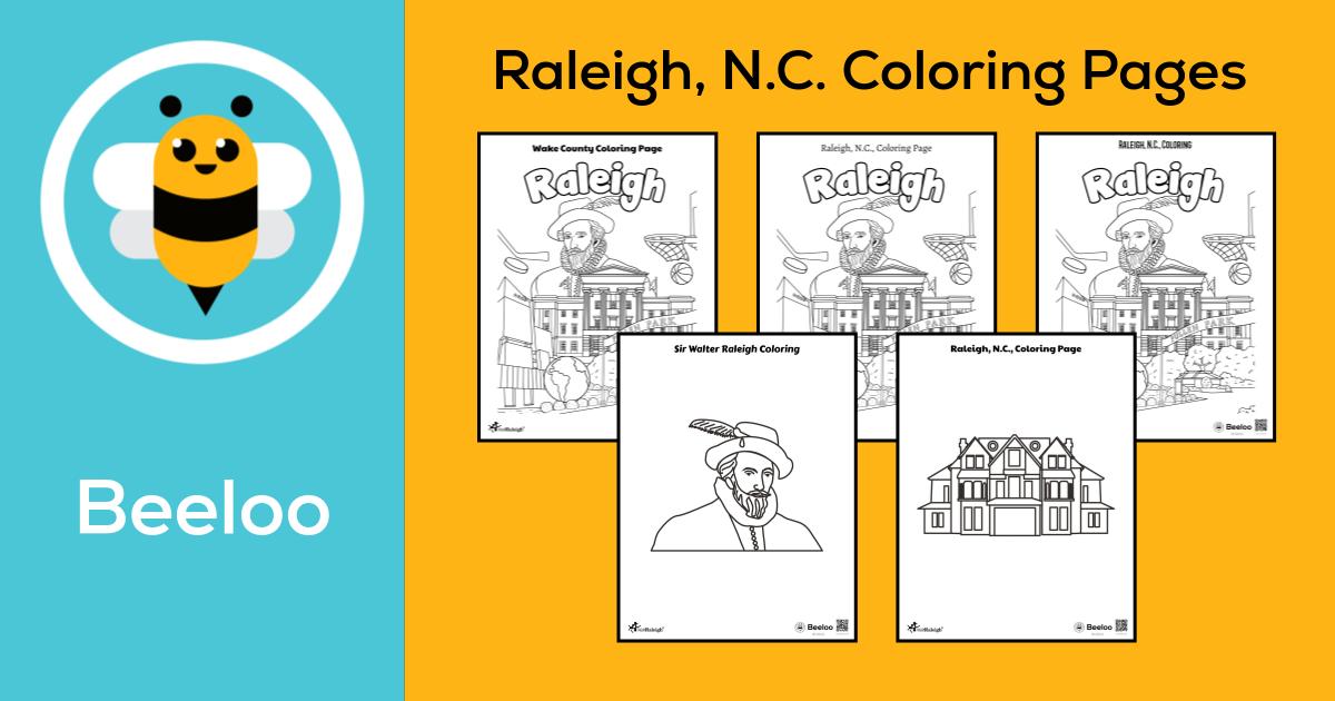 Raleigh, N.C.-themed Coloring Pages • Beeloo Printable Crafts and ...